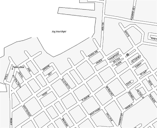 Key West Historic District Map