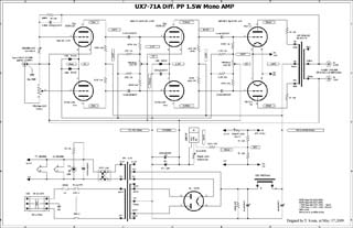UX71A Diff pushpull amp V0.0