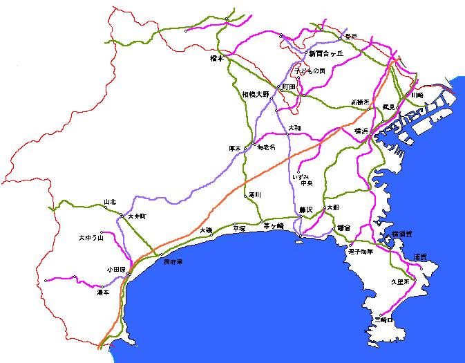 神奈川情報教育研究会 学習素材データ（地図）